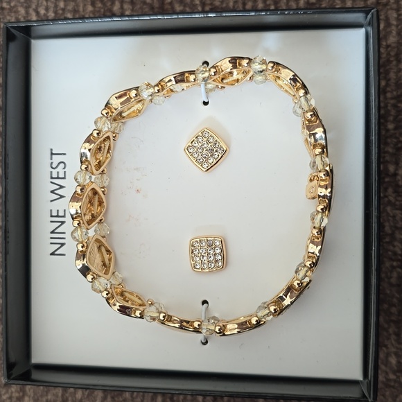 Nine West | Jewelry | Nine West Brand Womens Beautiful Goldtone ...